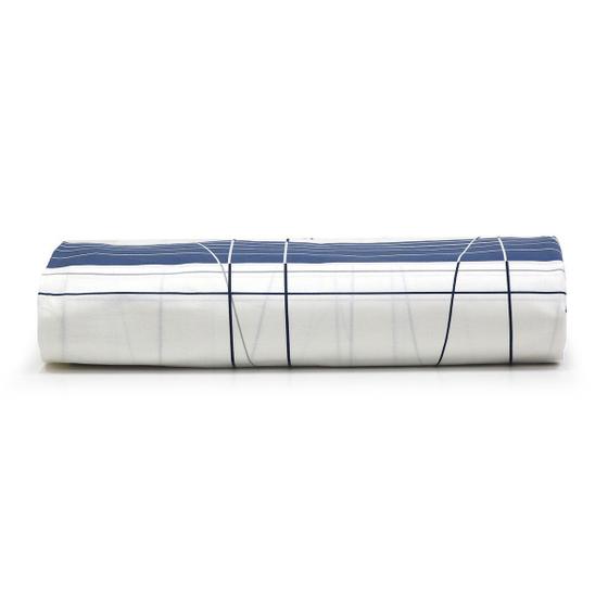 Lençol Superior 100% Algodão Graphic Santista - King - Azul - Lençol ...