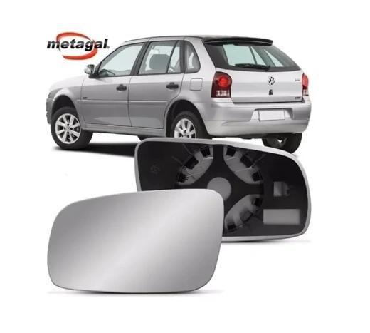 Lente + Base ESQUERDO Retrovisor GOL G3/G4/SANTANA 99/10 Original ...