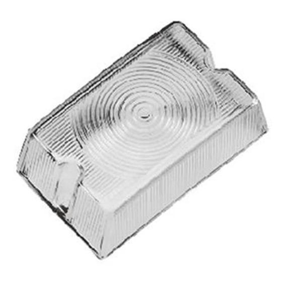 Lente Cristal Lanterna Gf110 Lateral uso geral Medidas C95XA57XP48 ...