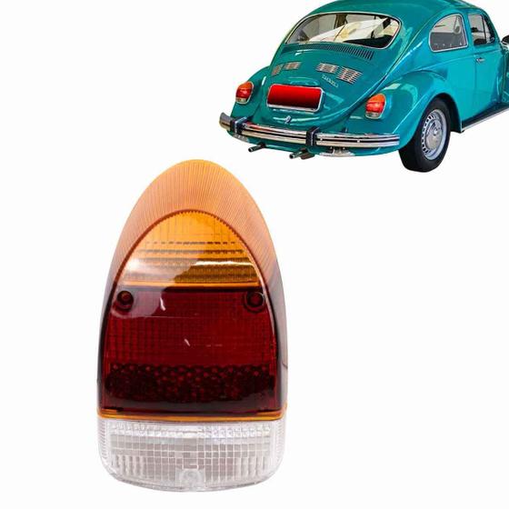 Lente da lanterna traseira vw fusca lado d/e jcv 100112 - JVC ...