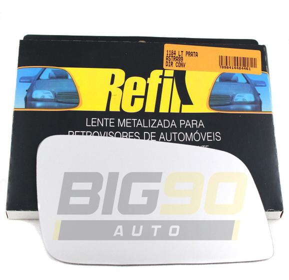 Lente Retrovisor Espelho Refil Astra 1999 Sem Base Lado Direito Flabeg ...