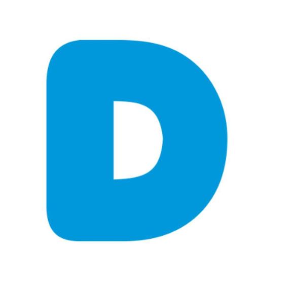 Letra D Em Eva Azul Piffer - Luminária de Letra / Número - Magazine Luiza