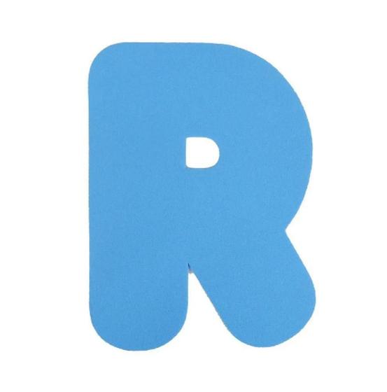 Letra R Em Eva Azul Piffer - Luminária de Letra / Número - Magazine Luiza