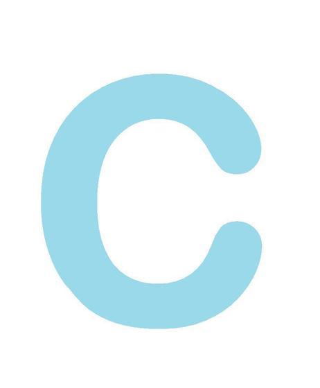 Letras em EVA Alfabeto Azul Claro - 14cm - Extra Festas - Letras ...