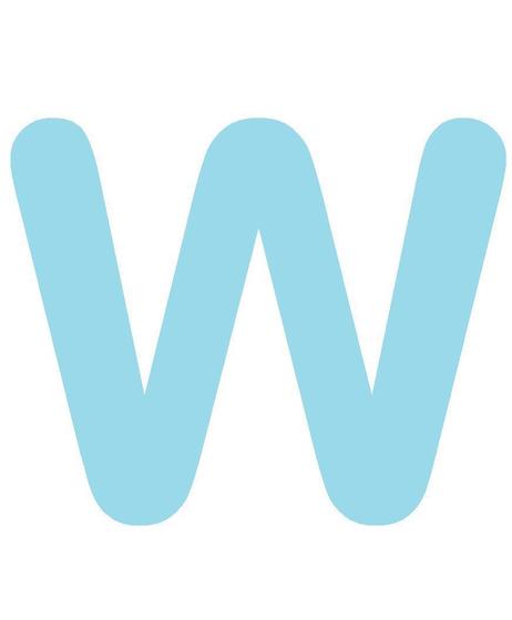 Letras em EVA Alfabeto Azul Claro - 14cm - Extra Festas - Letras ...