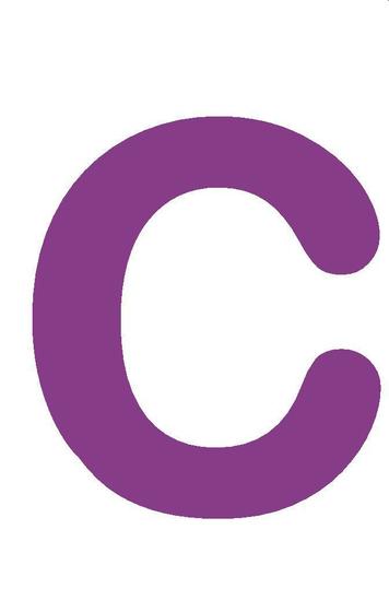 Letras em EVA Alfabeto Roxo - 14cm - Extra Festas - Letras, Números e ...