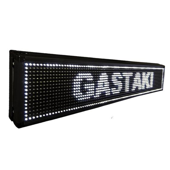 Letreiro Digital Led Branco Painel Luminoso 0,70 X 0,20 Usb - Lelong ...