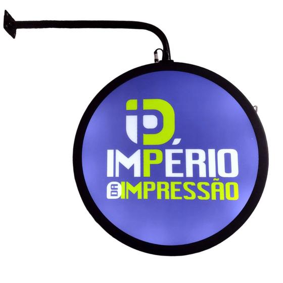 Letreiro Luminoso LED Redondo 25 cm diâmetro Bivolt - Império da ...