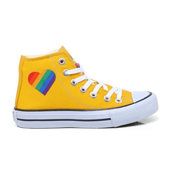 Lgbt Tenis All Feminino Cano Alto Star Lona Hi Ct Qualidade Envio ...