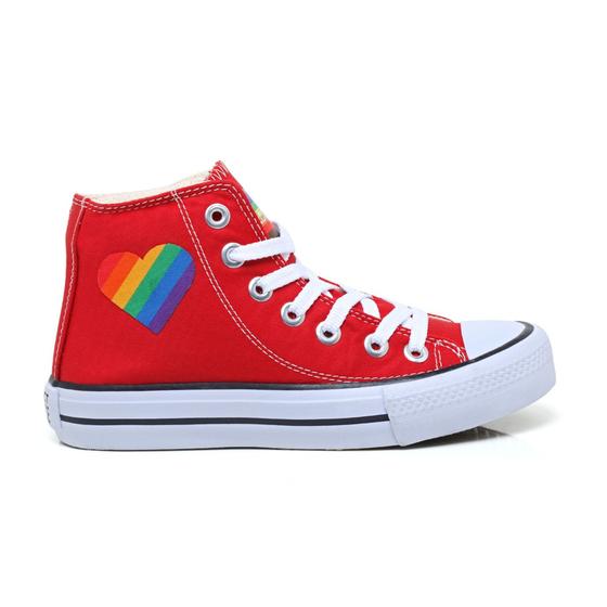 Lgbt Tenis All Feminino Cano Alto Star Lona Hi Ct Qualidade Envio ...