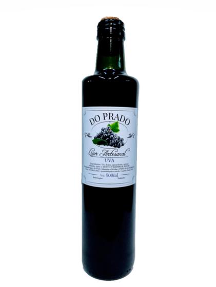 Licor Artesanal de Uva Do Prado - 500ml - Licor - Magazine Luiza