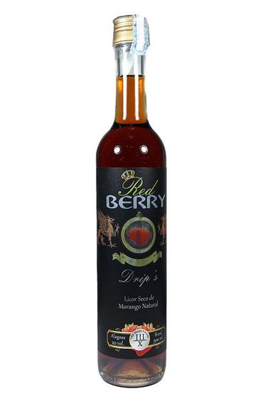 Licor Red Berry Drips Morango 500ml - ALD - Licor - Magazine Luiza