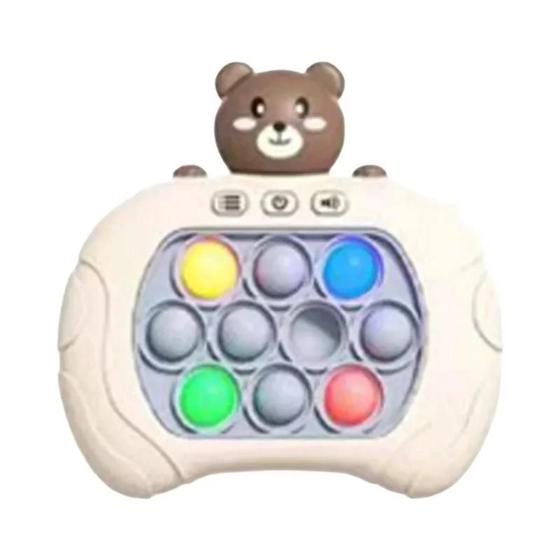 Light up Pop It Fidget Bubble Game 2024 Quick Push AntiStress Toy Para ...