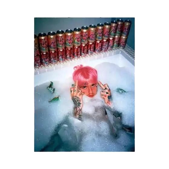 Lil Peep Hellboy Crybaby Live Forever Hip Hop Rapper Poster Set ...
