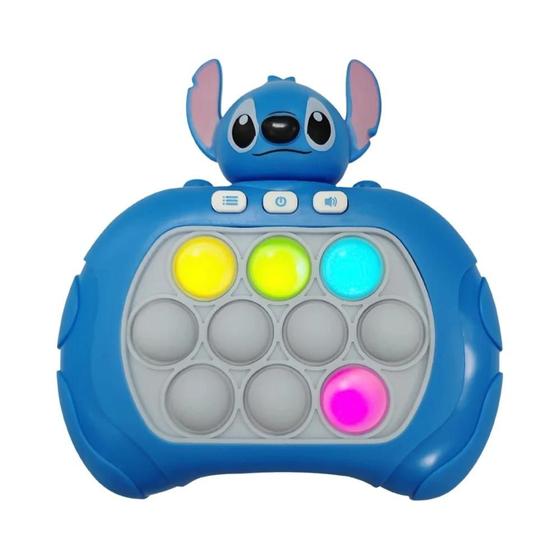 Lilo & Stitch Quick Push Pop up Fidget Bubble Light AntiStress Jogo ...
