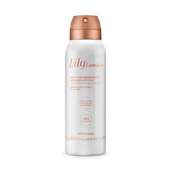 LILY DES ANTIT AER LUMIERE 75g - O BOTICARIO - Desodorante - Magazine Luiza