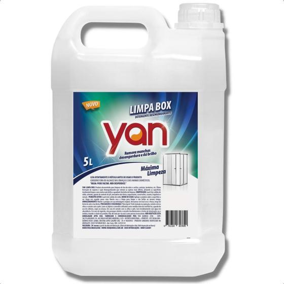Limpa Box De Banheiro Removedor De Manchas Yan 5 Litros - Tira Manchas ...