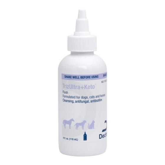 Limpador de Ouvido Trizedta TrizUltra+Keto para Cães, Gatos e Cavalos ...