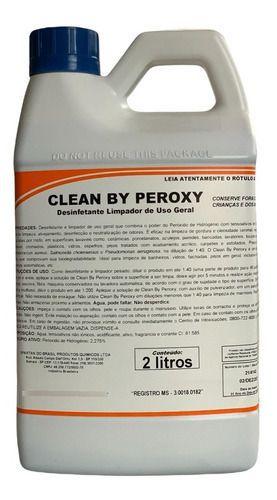 Limpador De Uso Geral Clean By Peroxy 2 Litros Spartan - Limpador ...