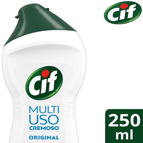 Limpador Multiuso Cif Cremoso Original 250ml - Limpador Multiuso ...
