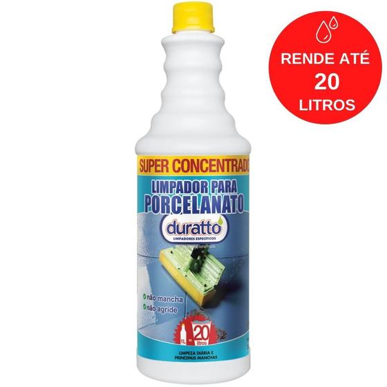 Limpador para Porcelanato Super Concentrado Duratto Frasco com 1 Litro ...