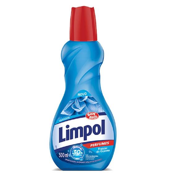 Limpador Perfumado 500ml Frescor do Oceano 1 UN Limpol - Limpador ...