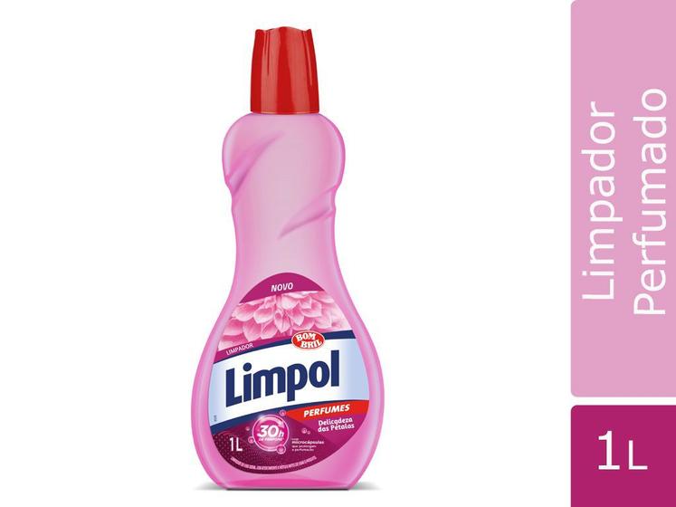 Limpador Perfumado Limpol Delicadeza Das Petalas 1L - Limpador Multiuso ...