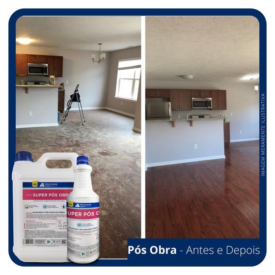 Limpador Super Pós Obra Limpa Pisos Porcelanato Cerâmico Granito ...