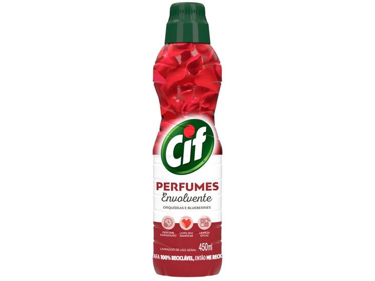 Limpeza de Pisos Cif Perfumes 450ml Envolvente - Limpa Piso - Magazine ...