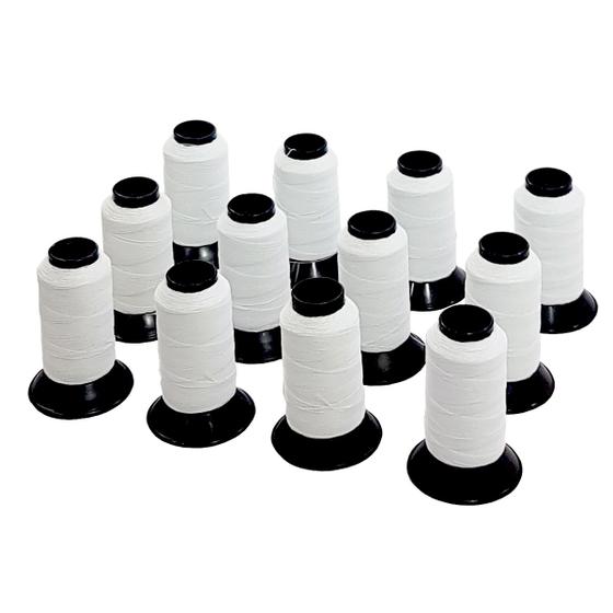 Linha 400 jardas 366mt. extra forte pacote com 12 rolos - lef - Linha ...