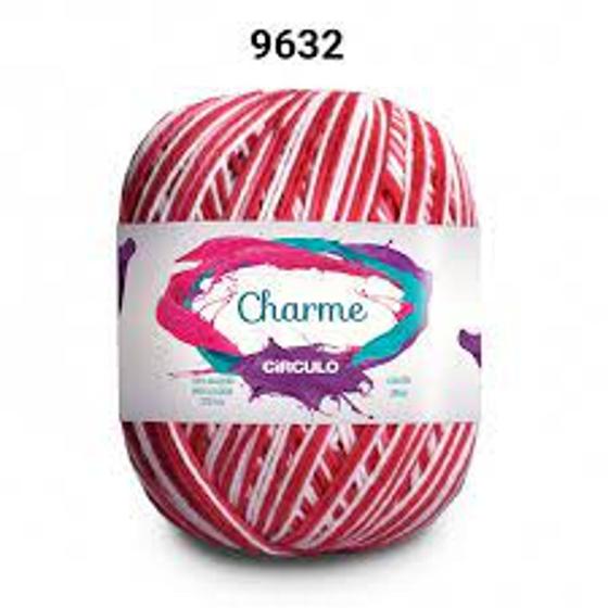 Linha Charme Círculo 150g 100% Algodão 396 Metros Linha Croche ...
