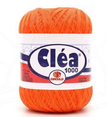 Linha Cléa Circulo 1000m cor 4456 - Laranja - Linha de Bordado - Magazine Luiza