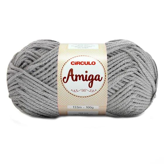 Linha crochê amiga com 100 gramas 8473 alumínio - CIRCULO - Linha de ...