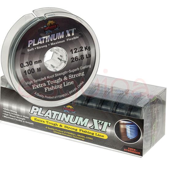 Linha de pesca monofilamento platinum xt ottoni com 100m - Linha de ...