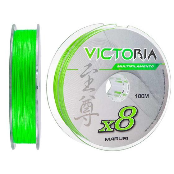 Linha de pesca Multifilamento VICTORIA 8X 100 Metros - Maruri - Linha ...