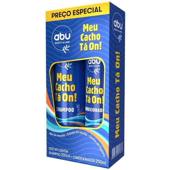 Linha meu cacho tá on shampoo 300 ml + condicionador 250 ml - Abu ...