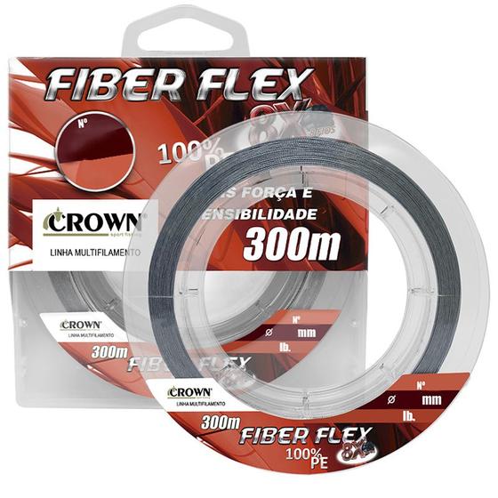 Linha Multifilamento Crown Fiber Flex 8x (300m) - Linha de pesca ...