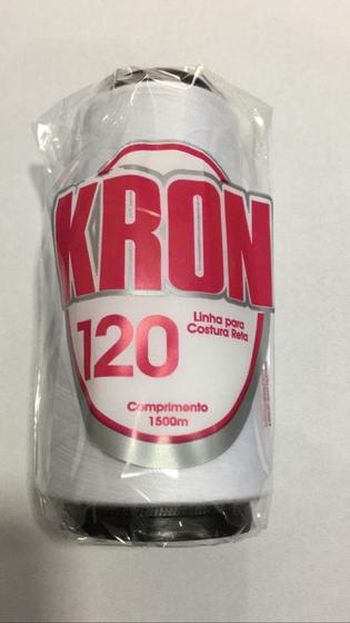 Linha Para Costura Reta Kron 120-1500m - 000- Branca - Polycron - Kron ...