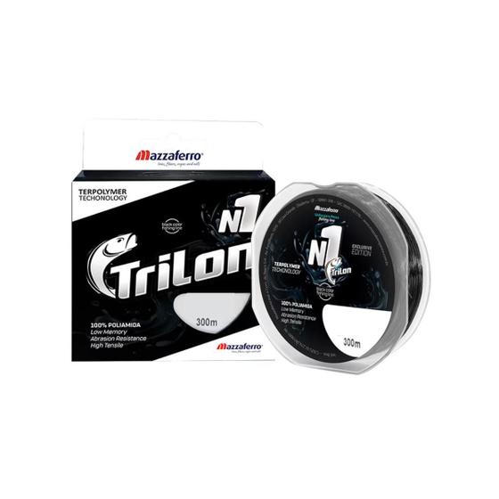 Linha trilon number one 0,30mm 300m black - Mazzaferro - Linha de pesca ...