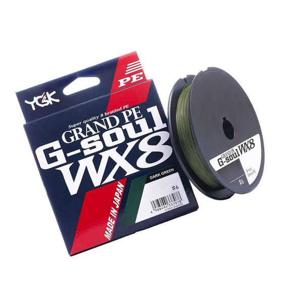 Linha YGK G-Soul Dark Green WX8 Grand PE 1.5 0,20mm /25lb 300m - Linha de pesca - Magazine Luiza