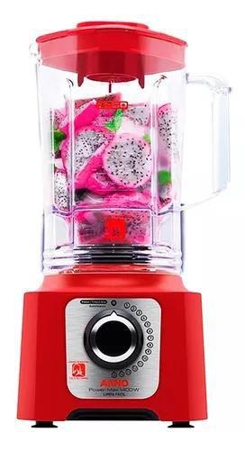 Liquidificador Arno Power Max 1400W Vermelho LN56 - Liquidificador ...