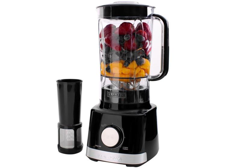 Liquidificador Britânia Pro Maxx 6 BLQ1280P - com Filtro 4 Velocidades 1150W Preto ...