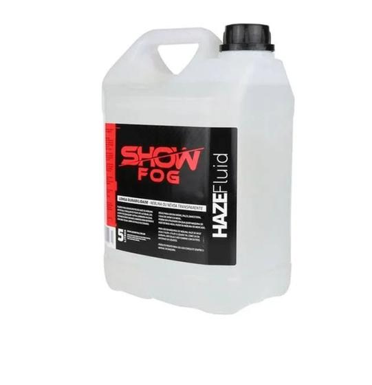 Líquido para máquina de fumaça Show Fog Haze base de água 5 litros ...