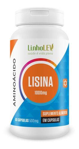 Lisina 60 Cápsulas Linho Lev - Aminoácidos - Magazine Luiza