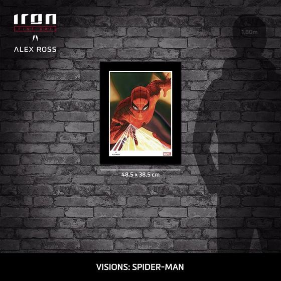 Litografia Vision: Spider-Man Sem frame - Fine Art - Iron Studios ...