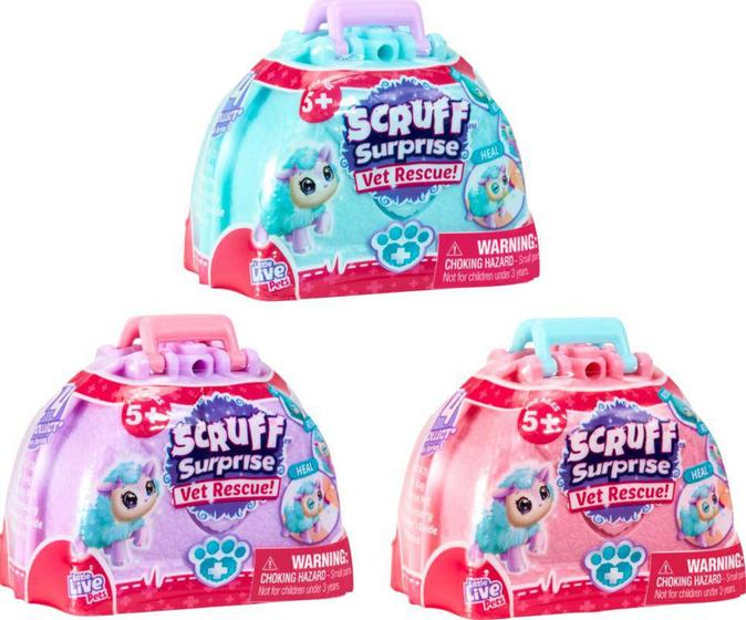 Little Live Pets Scruff Surprise Vet Rescue Toy Mini Unid - Bonecos ...