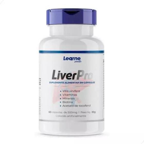 Liver Pro Sem Efeito Colateral 60 Cápsulas - Learne Saúde - Redutor de ...