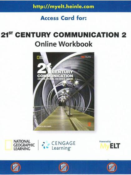 Livro - 21st Century Communication 2: Listening, Speaking and Critical Thinking - Livros de ...