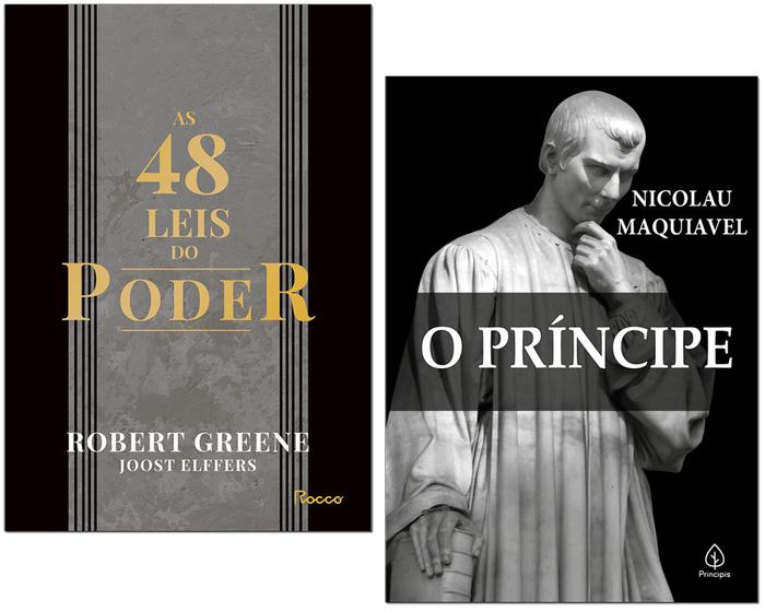 Livro As 48 Leis do Poder Capa Dura+ O Principe Maquiavel - Rocco e ...