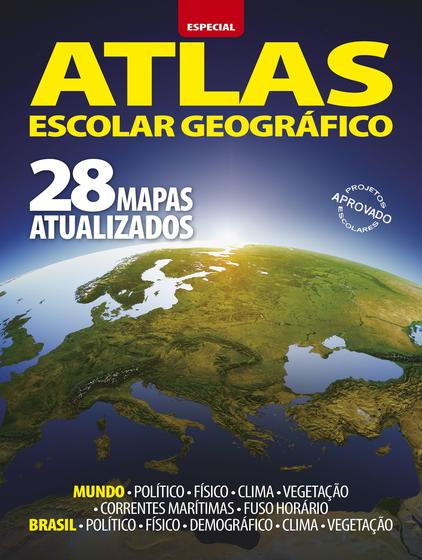 Livro - Atlas escolar geográfico - Especial - 28 mapas atualizados ...
